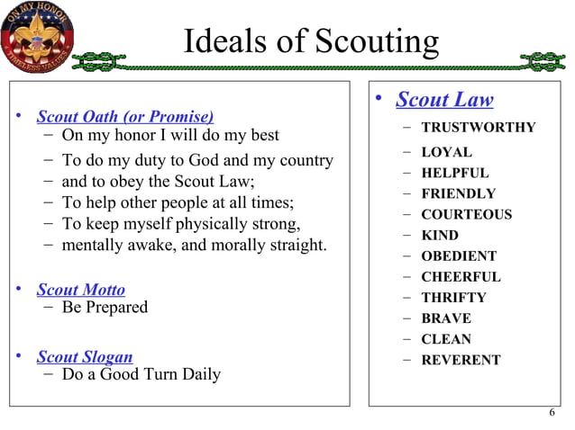 Boy scout transition | PPT