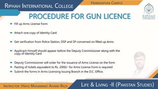 DRIVING LICENSE AND WEAPON LICENSE PRESENTATION PAK STUDY | PPT