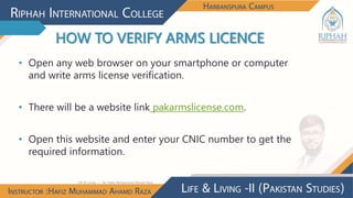 DRIVING LICENSE AND WEAPON LICENSE PRESENTATION PAK STUDY | PPT