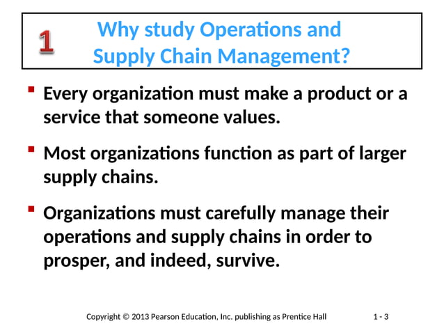 Introduction to Operations and Supply Chain Management | PPT