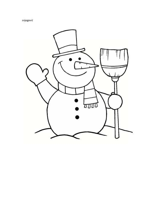 19 Inspirational Ausmalbilder Schneemann