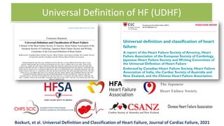 Update in HF Definition and Classification: Universal Definition and ...