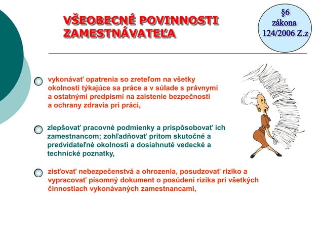 Bozp školenie zamestnancov nove | PPTX
