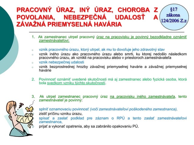 Bozp školenie zamestnancov nove | PPTX