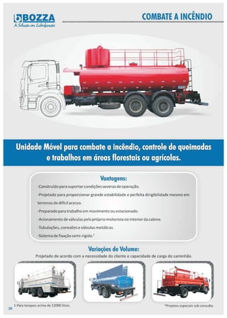 Bozza Unidade Móvel de Combate a Incêndio | PDF