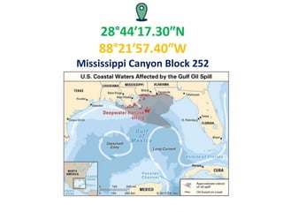 BP-Deepwater horizon-Macondo-Gulf Of Mexico Oil Spill | PPTX