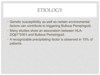 Bullous pemphigoid , dermatitis herpitiformis and cbdc | PPTX
