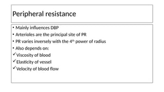 Blood pressure physiology mbbs medicine, | PPTX