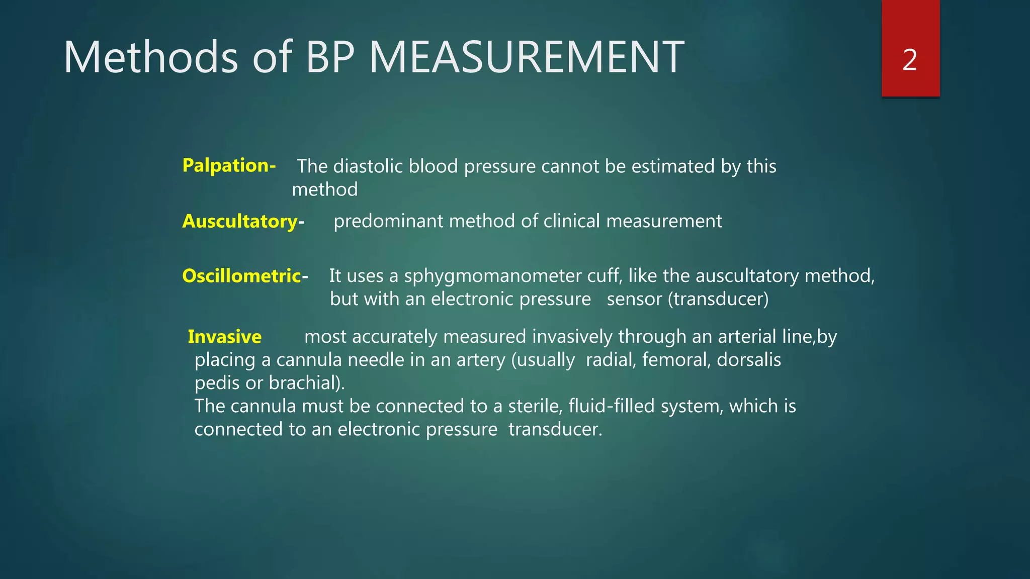 Blood pressure | PPTX