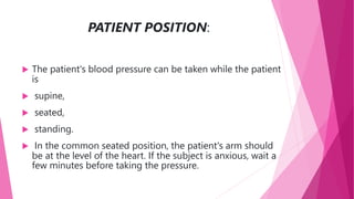 BLOOD PRESSURE | PPTX
