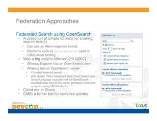 BP-8 Global Federation and Search | PPT