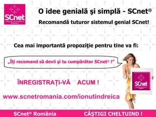 Prezentare SCnet Romania | PPT