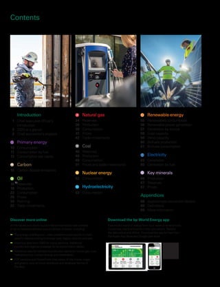 Statistical Review of World Energy 2021 Full report - BP | PDF