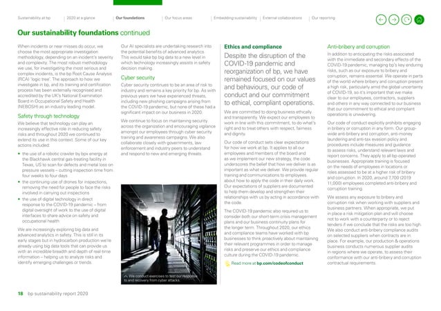 Bp Sustainability Report 2020 Pdf