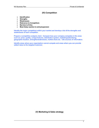 Bp Template Nvi Guide | DOC | Business Accounting & Finance | Business