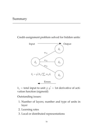 The Back Propagation Learning Algorithm | PDF