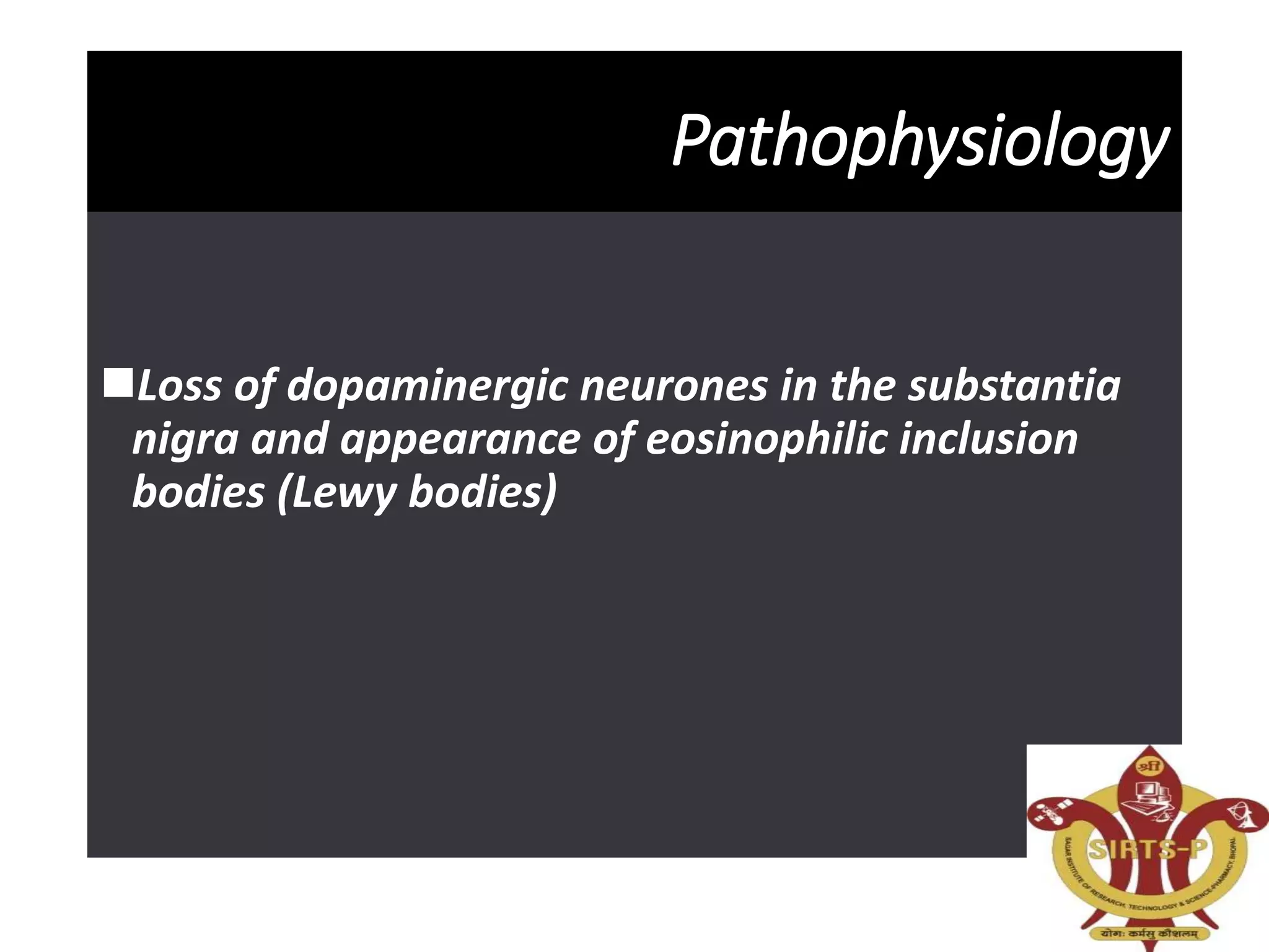 Parkinson's disease & pathophysiology | PPTX
