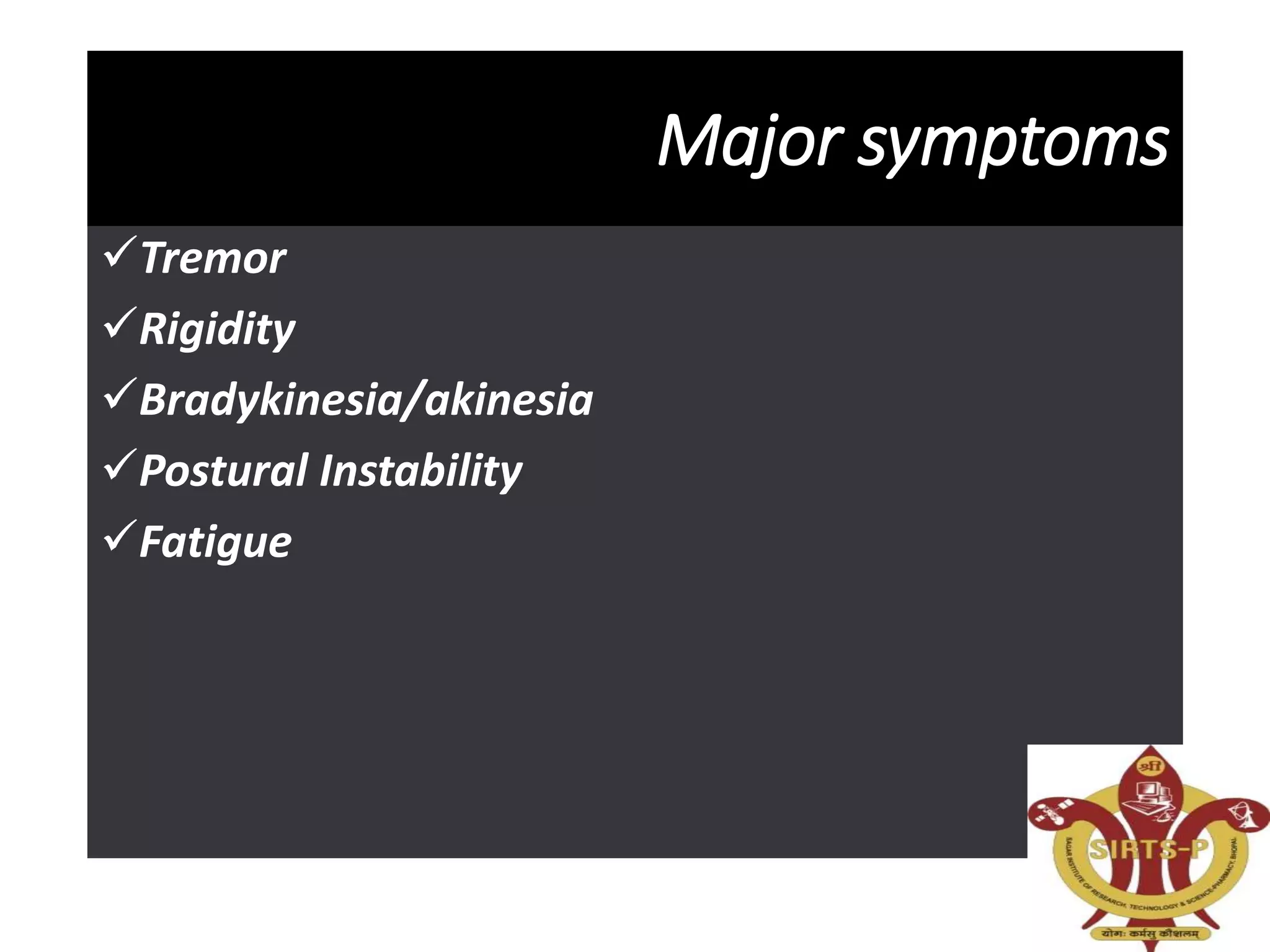 Parkinson's disease & pathophysiology | PPTX