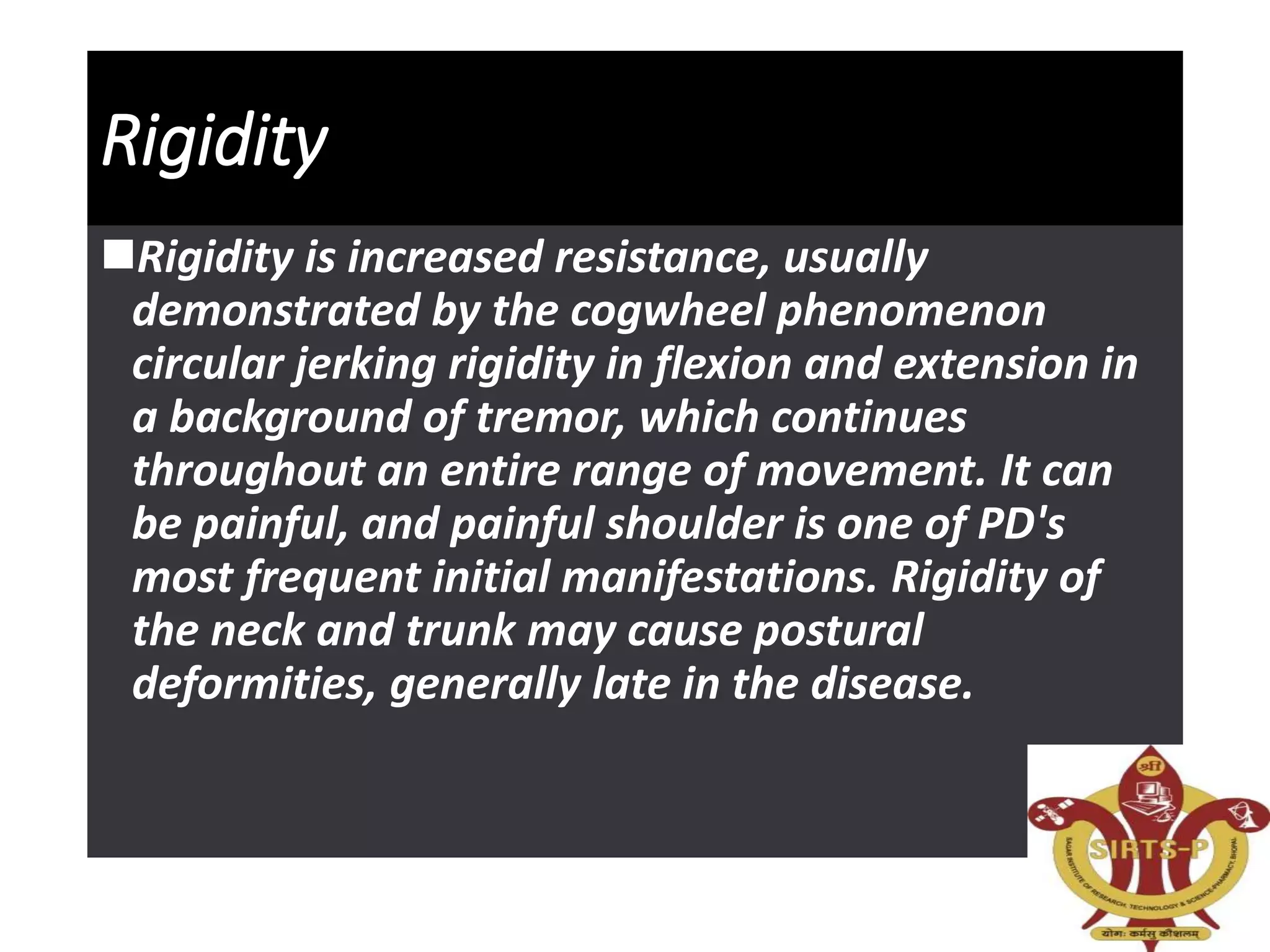 Parkinson's disease & pathophysiology | PPTX