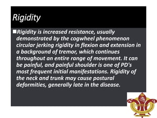 Parkinson's disease & pathophysiology | PPTX