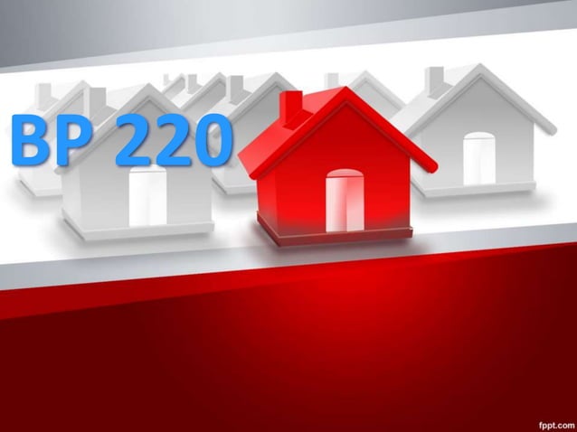 revised implementing rules and regulations for bp 220 ... - dhsud | PPTX