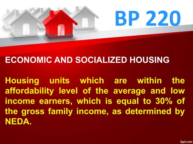 revised implementing rules and regulations for bp 220 ... - dhsud | PPTX