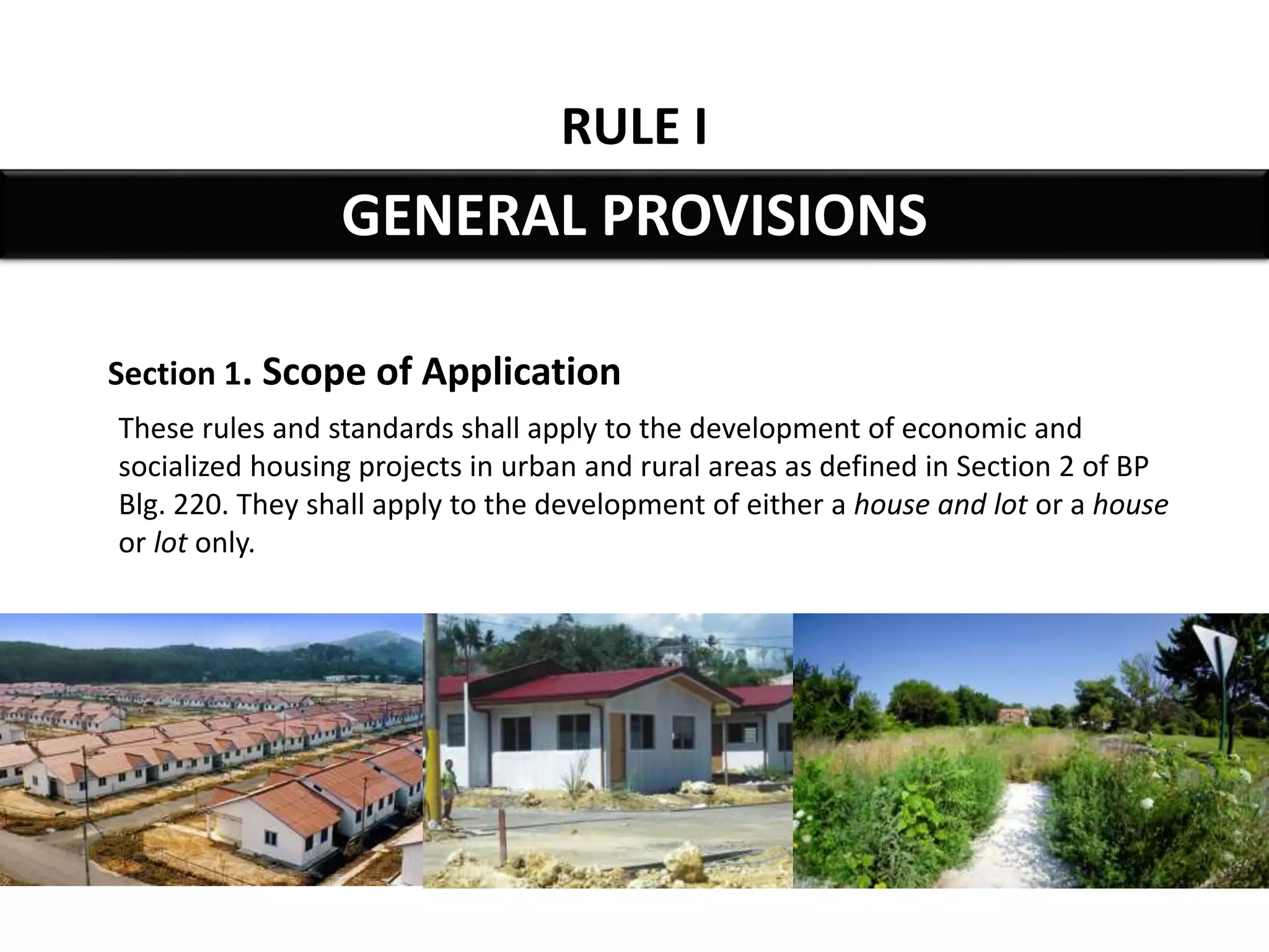 Economic and Socialized Housing BP 220 (02) | PPTX
