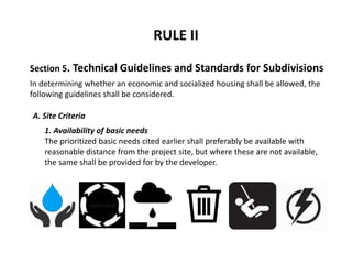 Economic and Socialized Housing BP 220 (02) | PPTX