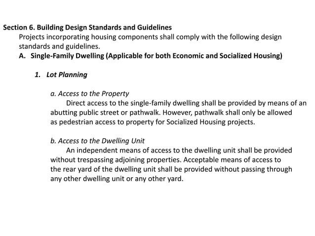 Economic and Socialized Housing BP 220 (03) | PPTX