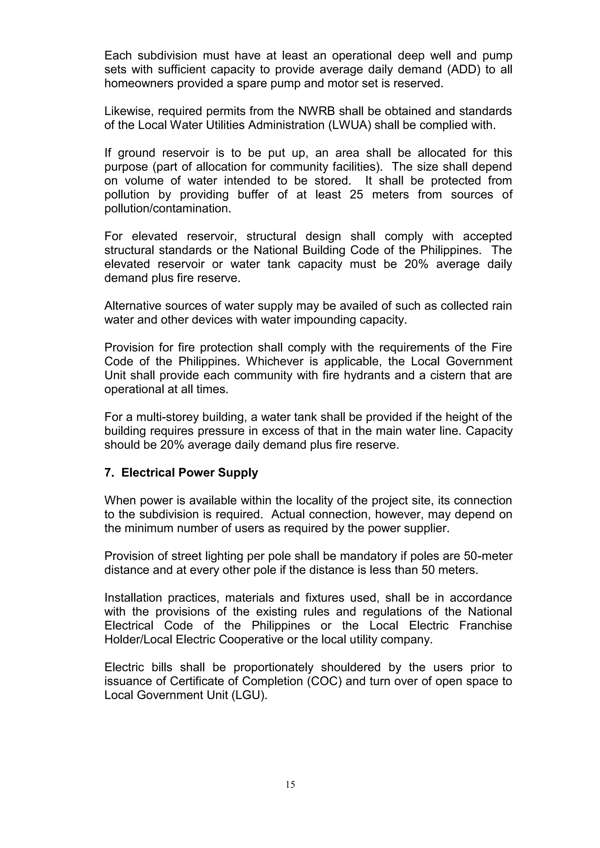 BP 220 Standards and Technical Requirements for Economic and Socialized Housing Projects Revised ...