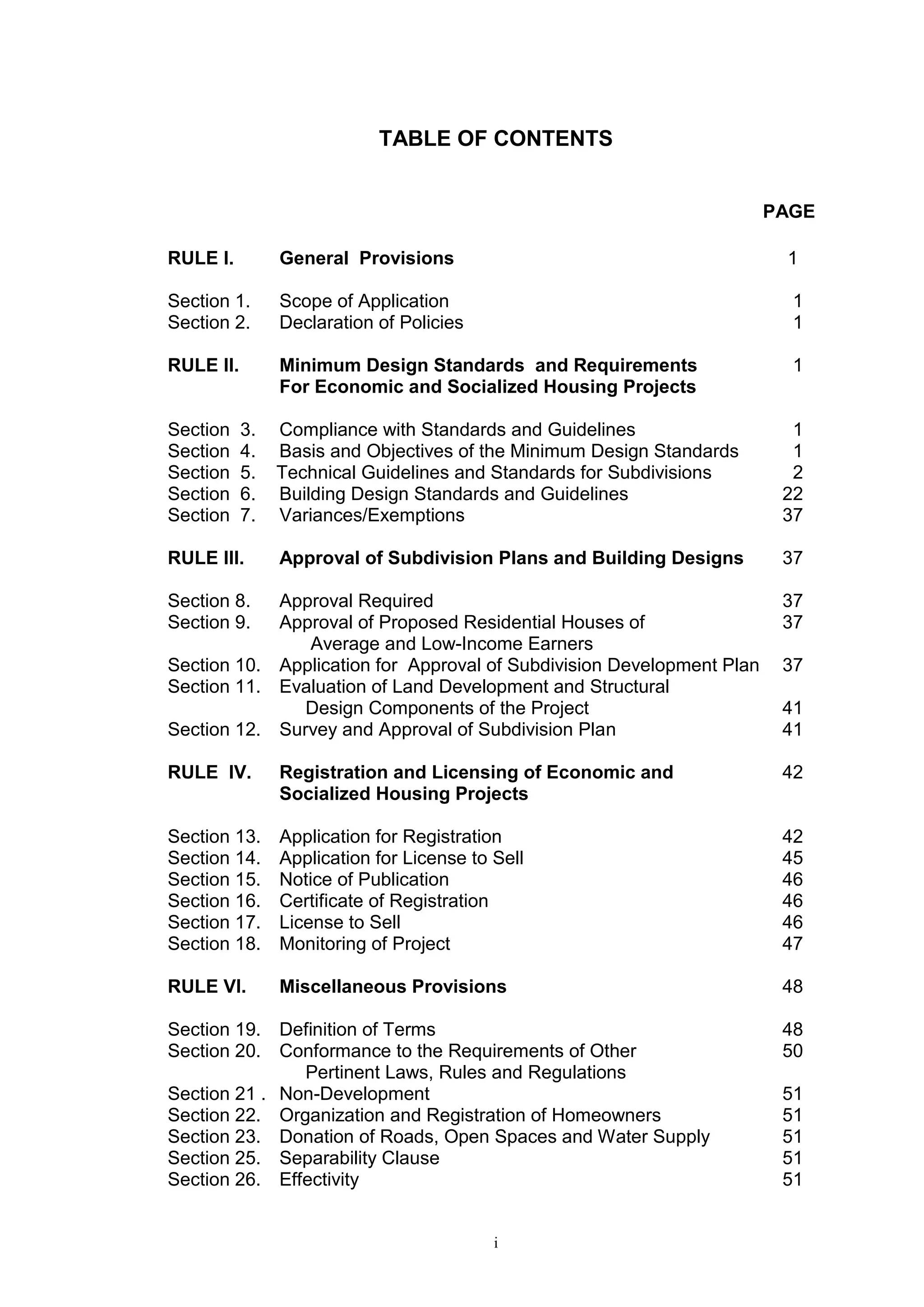 BP 220 Standards and Technical Requirements for Economic and Socialized Housing Projects Revised ...