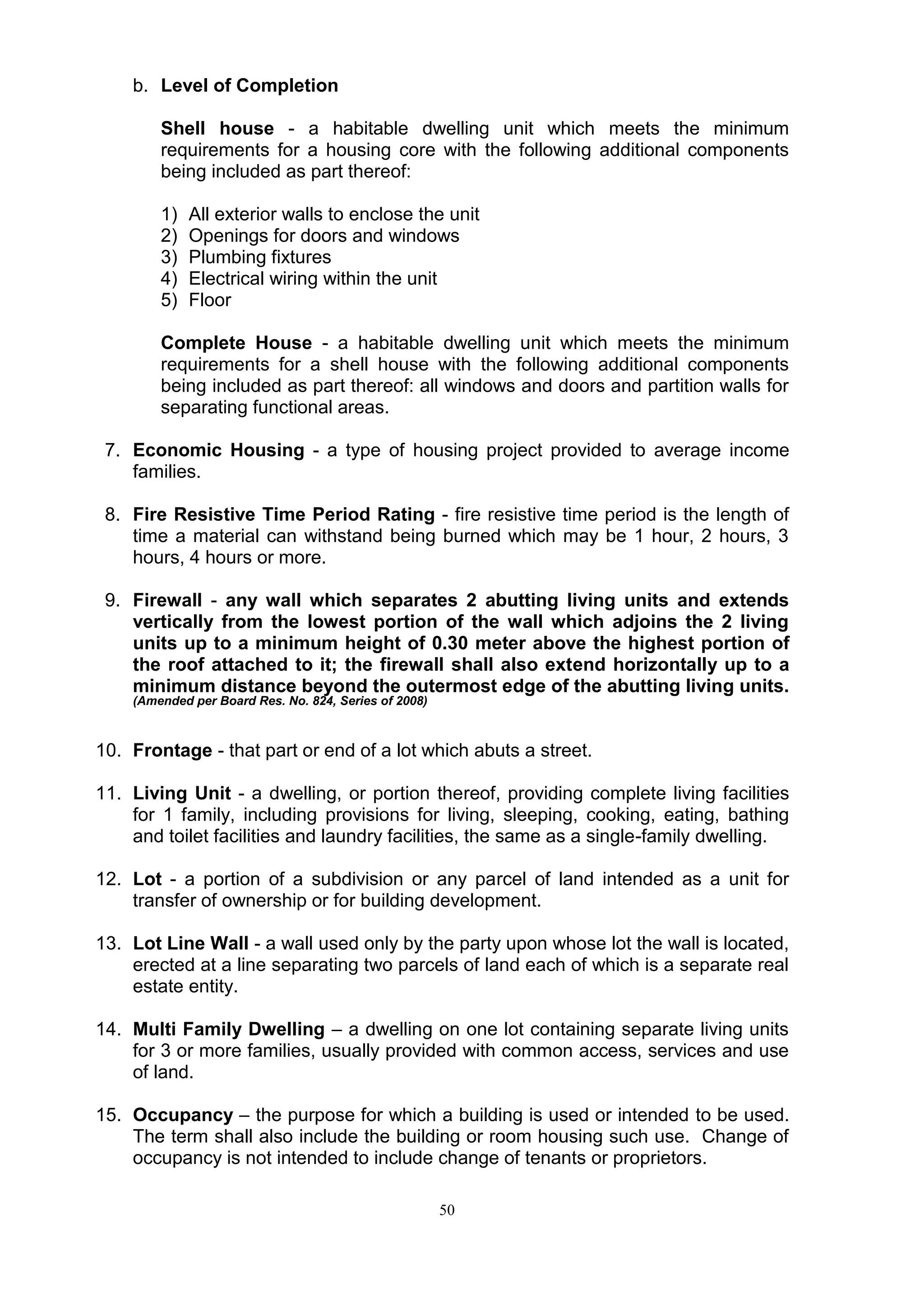 BP 220 Standards and Technical Requirements for Economic and Socialized Housing Projects Revised ...