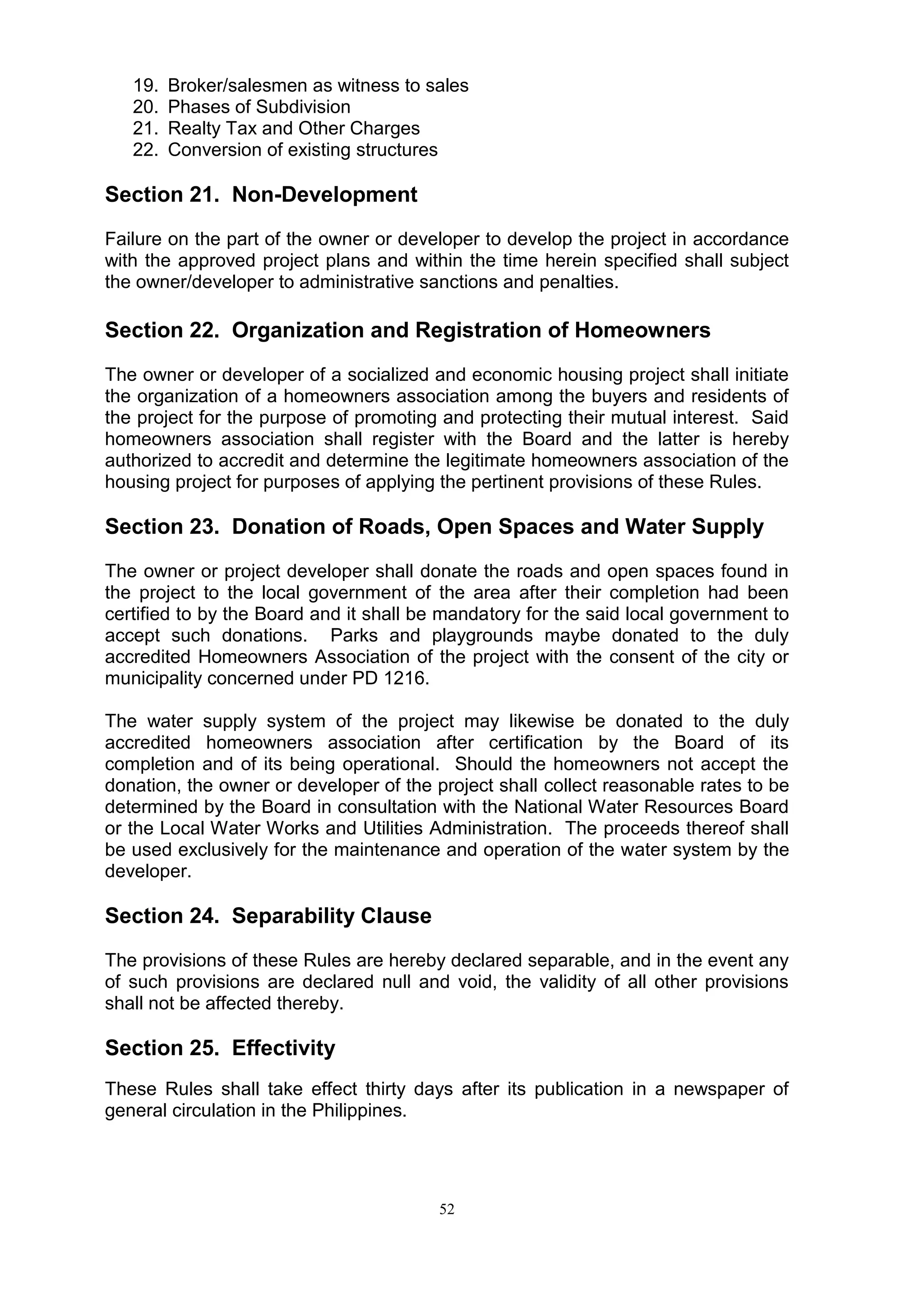 BP 220 Standards and Technical Requirements for Economic and Socialized Housing Projects Revised ...