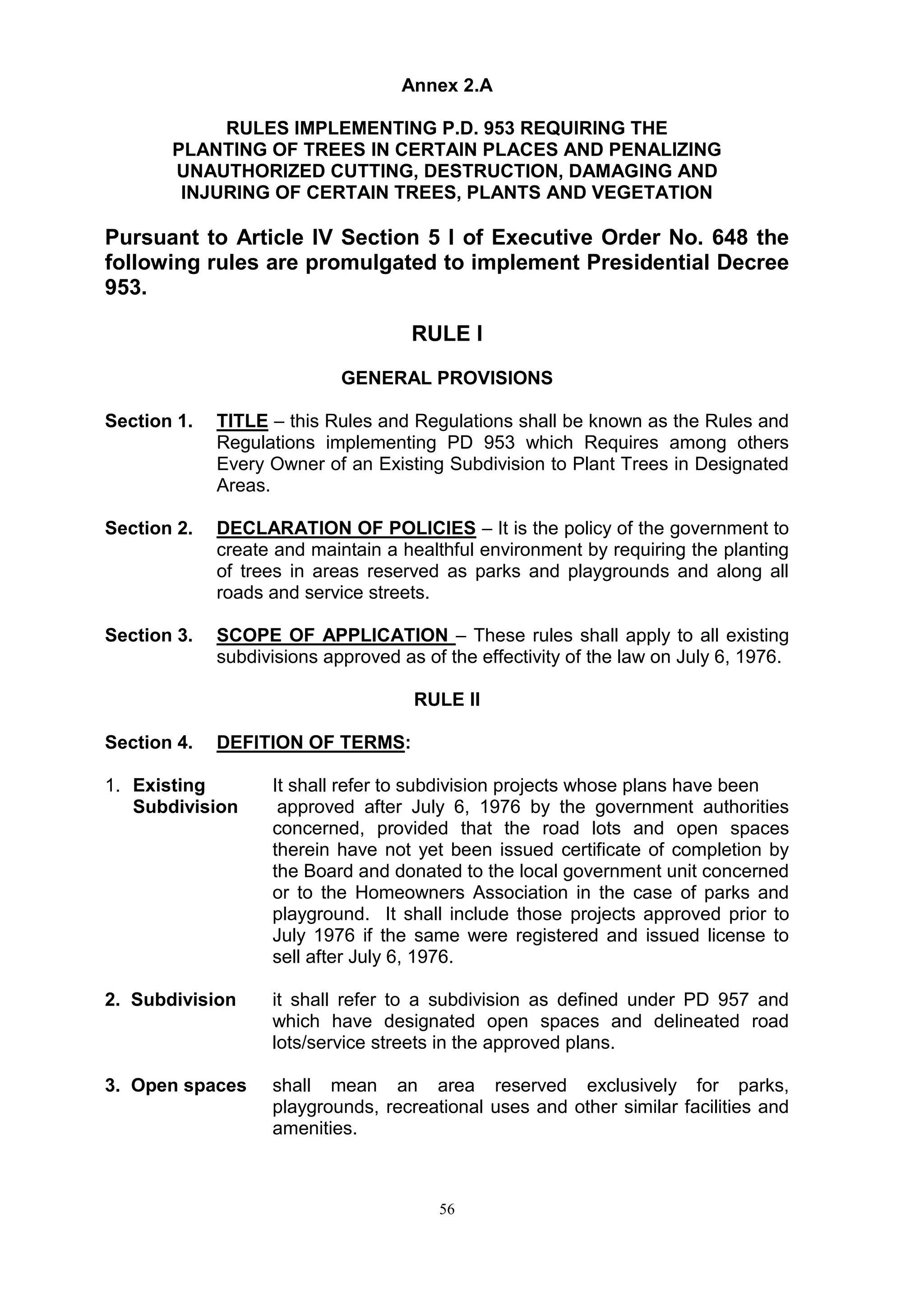 BP 220 Standards and Technical Requirements for Economic and Socialized Housing Projects Revised ...