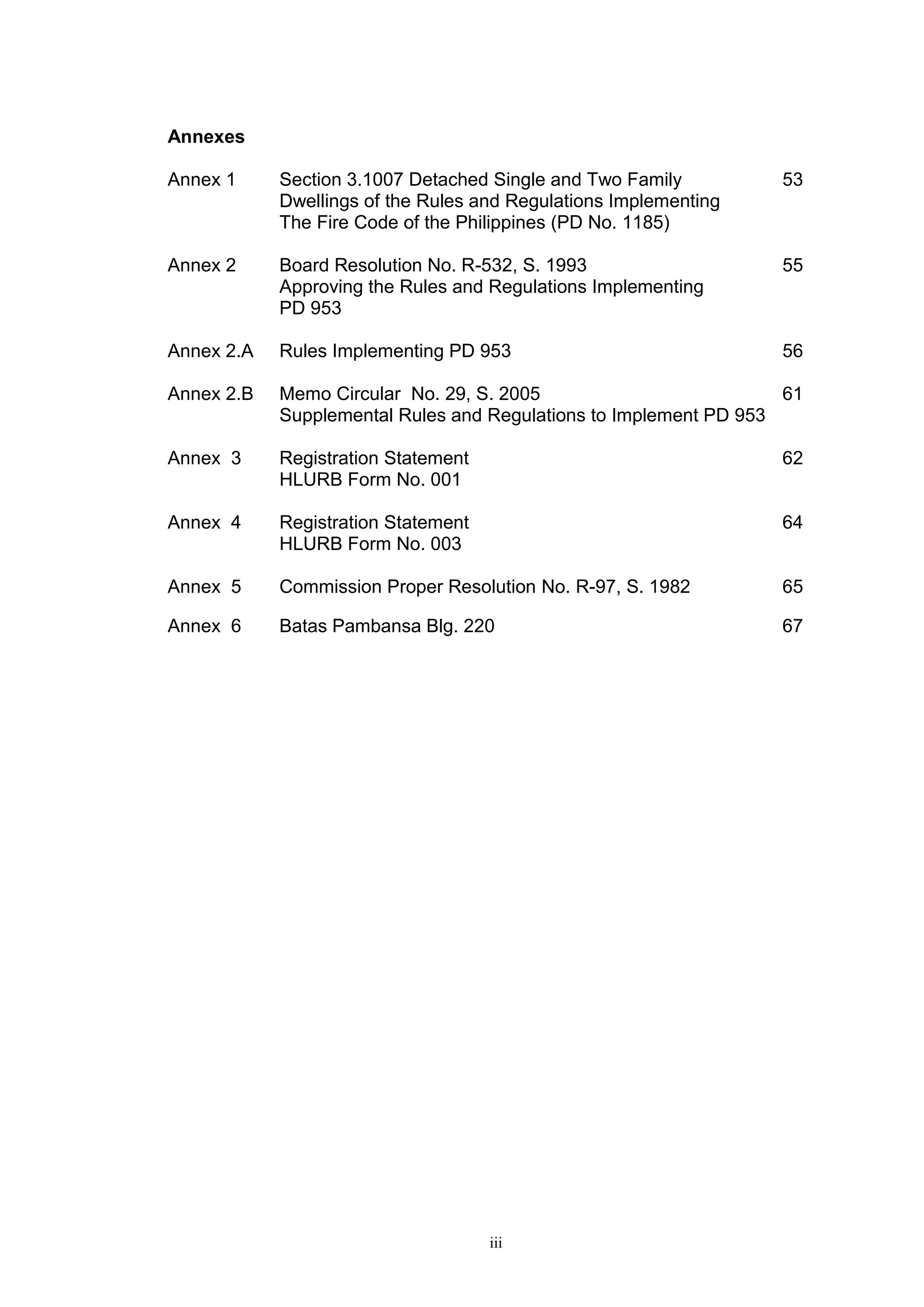 BP 220 Standards and Technical Requirements for Economic and Socialized Housing Projects Revised ...