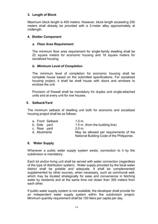 BP 220 Standards and Technical Requirements for Economic and Socialized ...