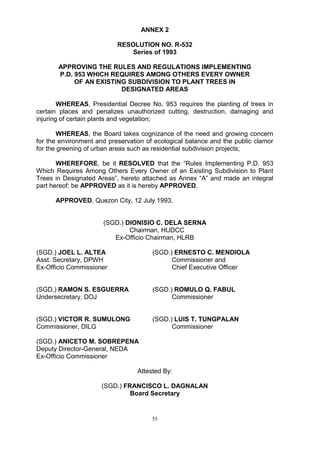 BP 220 Standards and Technical Requirements for Economic and Socialized Housing Projects Revised ...