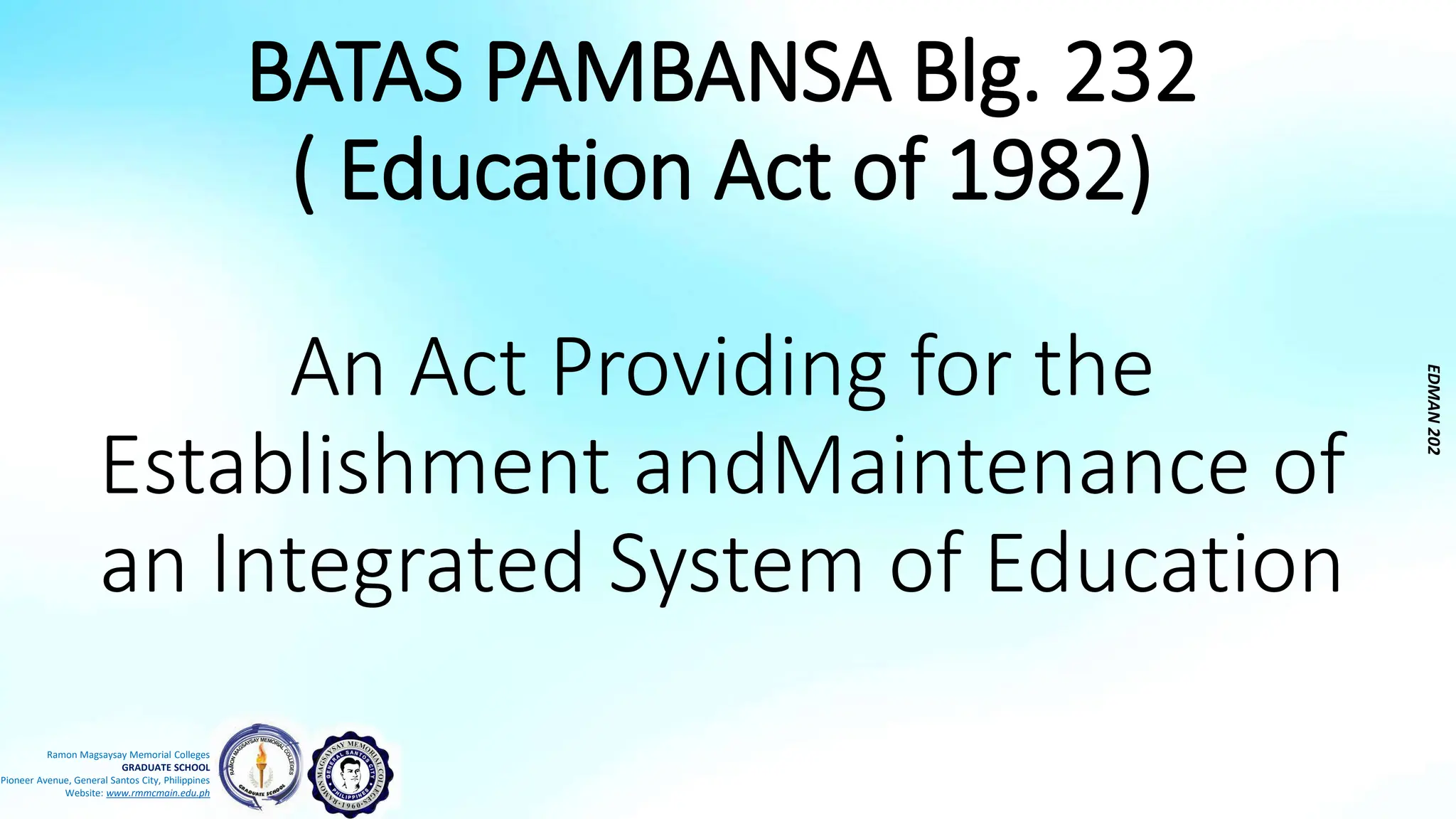 batas pambansa bilang 232- education act of 1982.pptx