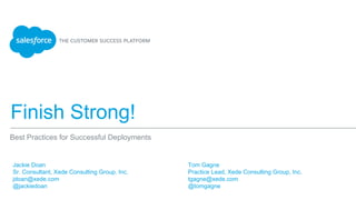 Best Practices for Successful Deployment | PPT