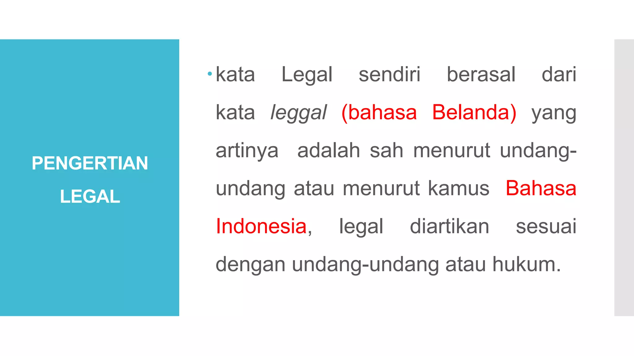 Aspek legal kebidanaan | PPTX