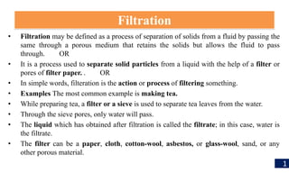 Filtration by Makrani Shaharukh | PDF