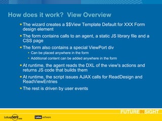 Bp308 Ibm Lotus Domino Web Facelift Using Ajax And Dxl | PPT