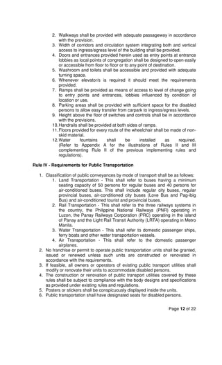 Bp 344 act to enhance the mobility of disabled persons | PDF