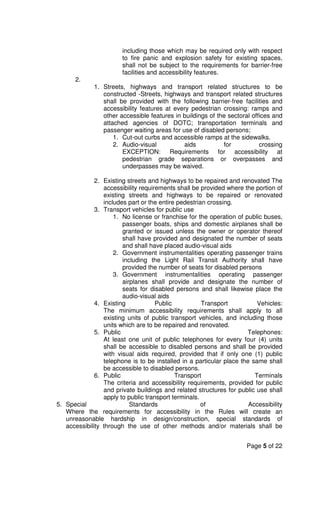 Bp 344 act to enhance the mobility of disabled persons | PDF