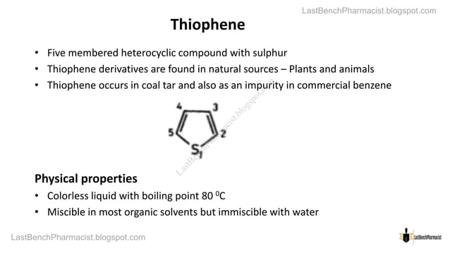 Pharmaceuticals Organic chemistry 3 BP401T_Thiophene.pdf