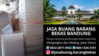 Jasa Angkut Barang Bekas Bukan Brangkal Wetan Bandung | PPTX