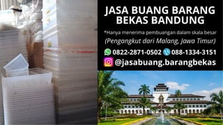 Jasa Angkut Barang Bekas Bukan Brangkal Wetan Bandung | PPTX