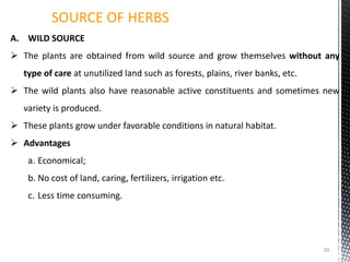 Basics of Herbal Drug Technology | PPTX