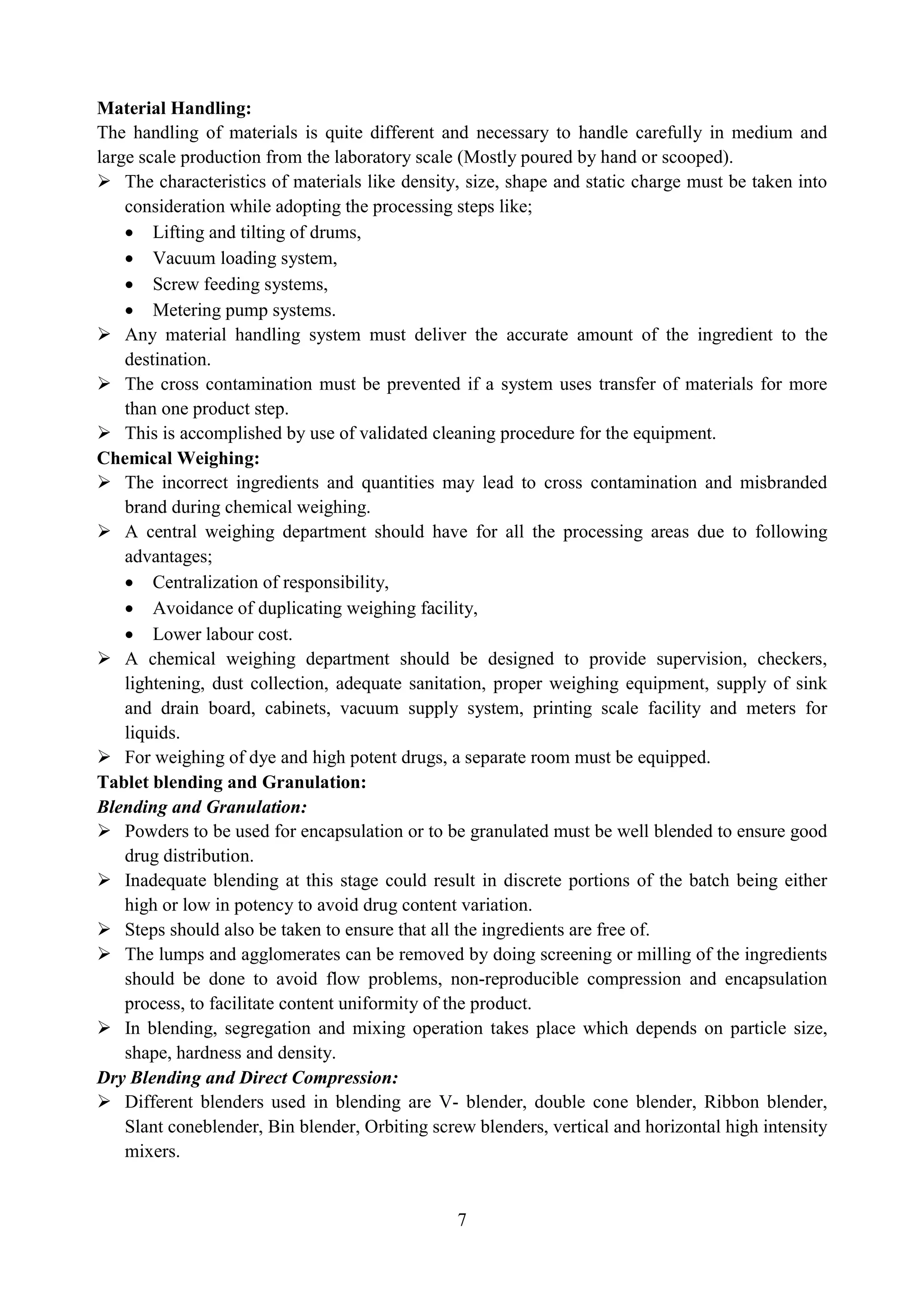 industrial pharmacy chapter 1: pilot plant scale up techniques | PDF