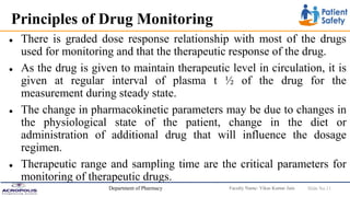 Bp 703 therapeutic drug monitoring | PPTX